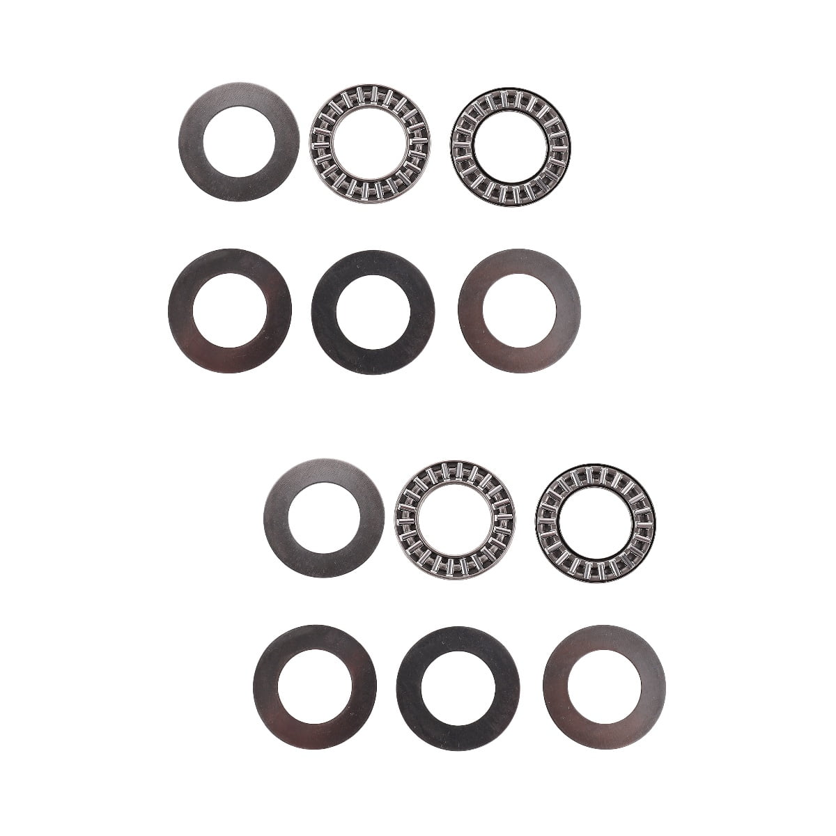 OUNONA 4 Sets Thrust Needle Roller Axial Roller Carbon Steel Roller ...