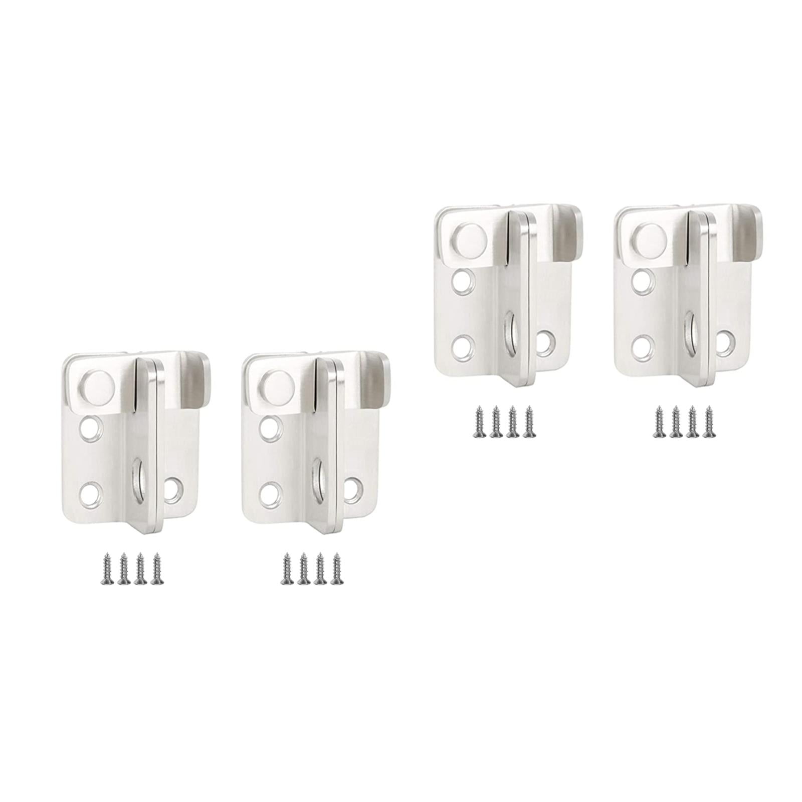 OUNONA 4 Sets Useful Sliding Door Locks Durable Safety Gate Latch Barn ...