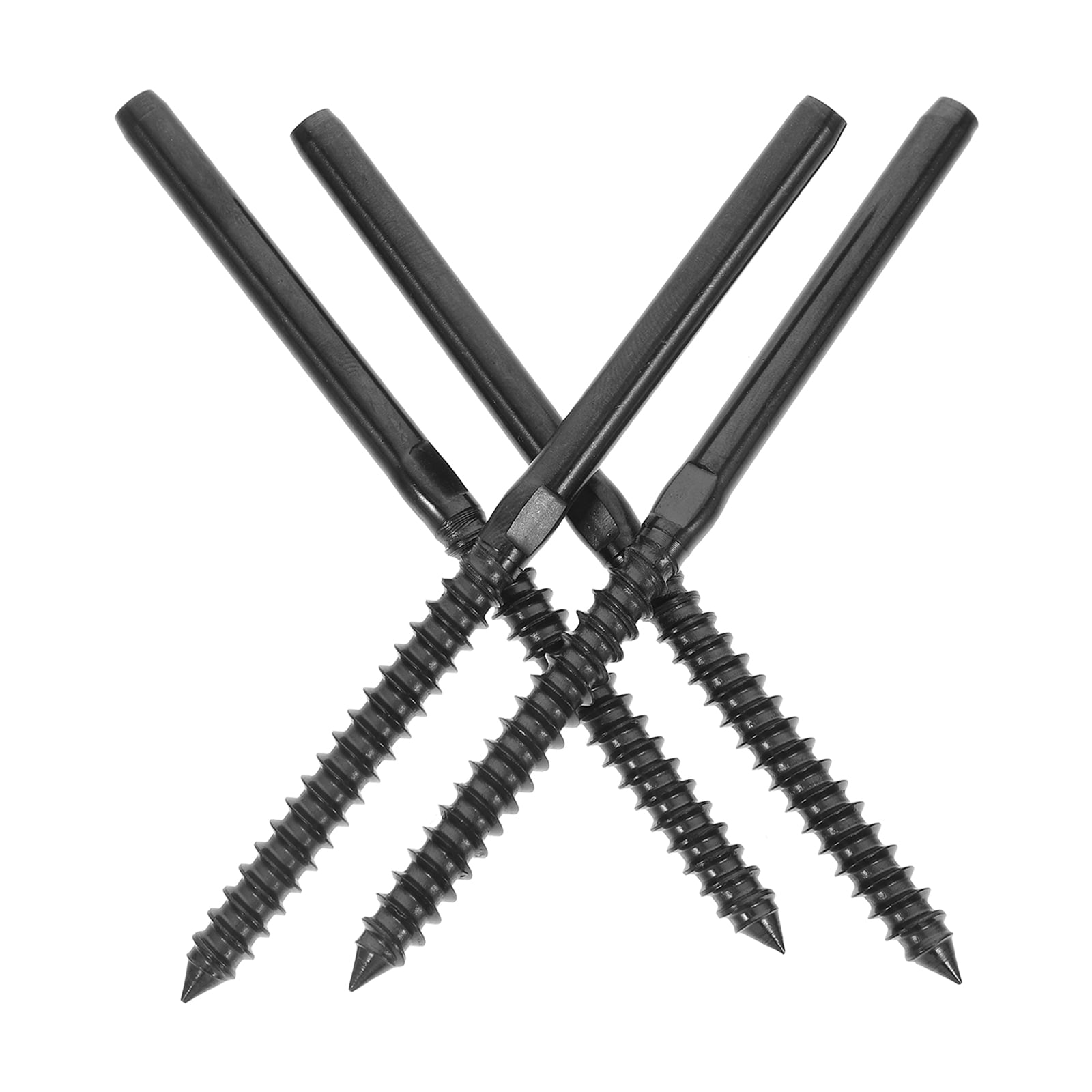 OUNONA 4 Sets of Cable Railing Threaded Terminal Stainless Steel Stair ...