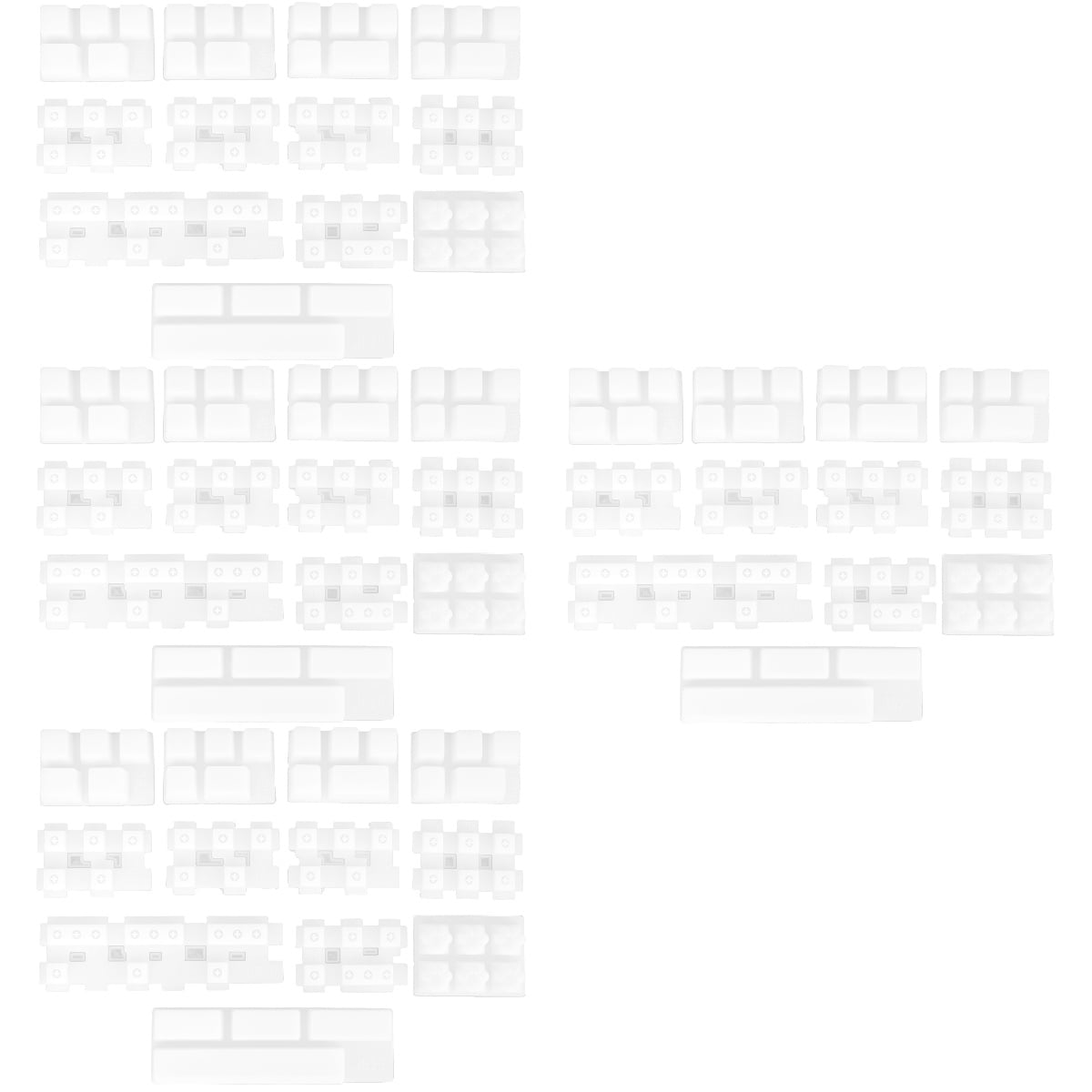 OUNONA 4 Sets of Keycaps Epoxy Resin Casting Mold Mechanical Gaming ...