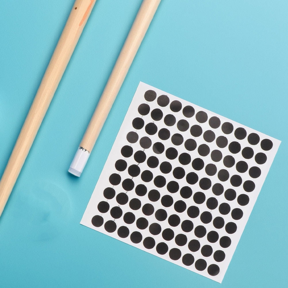 OUNONA 4 Sheet Billiard Accessory Pool Table Sticker Dot Billiard Hole ...