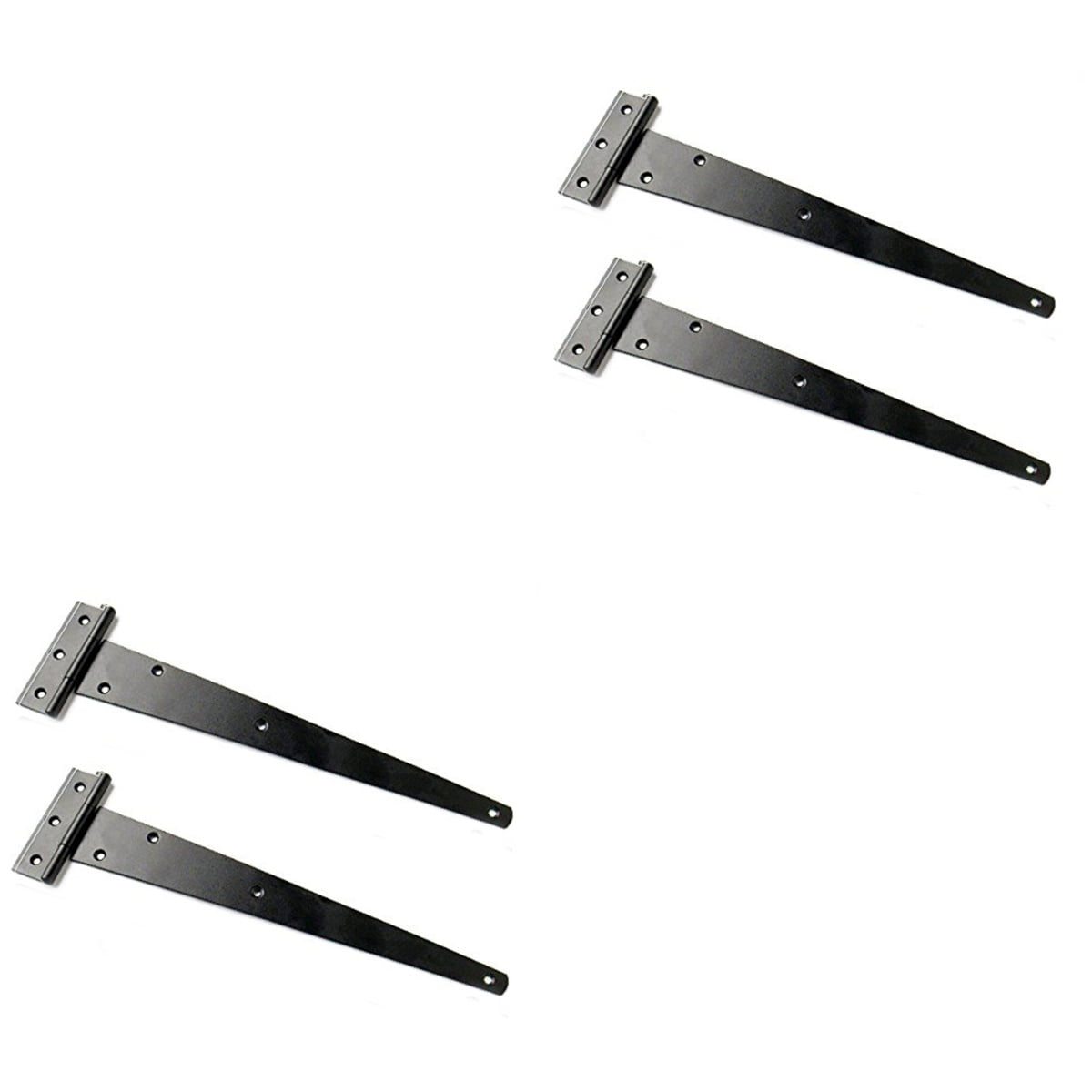 OUNONA 4 pcs 12Inch Light Duty Strap Tee Hinge T-hinge T-shaped Hinges ...