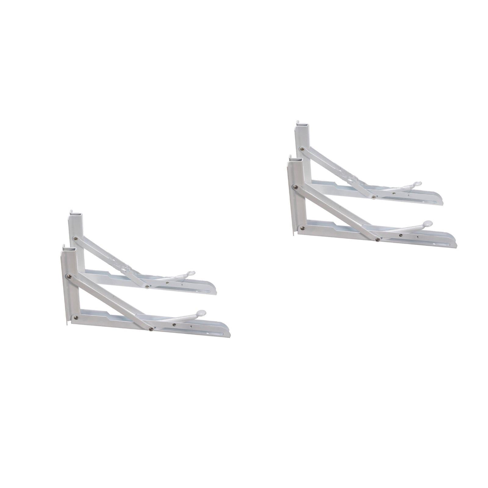 OUNONA 4 pcs 90 Degree Spring Loaded Folding Support Shelf Bracket ...
