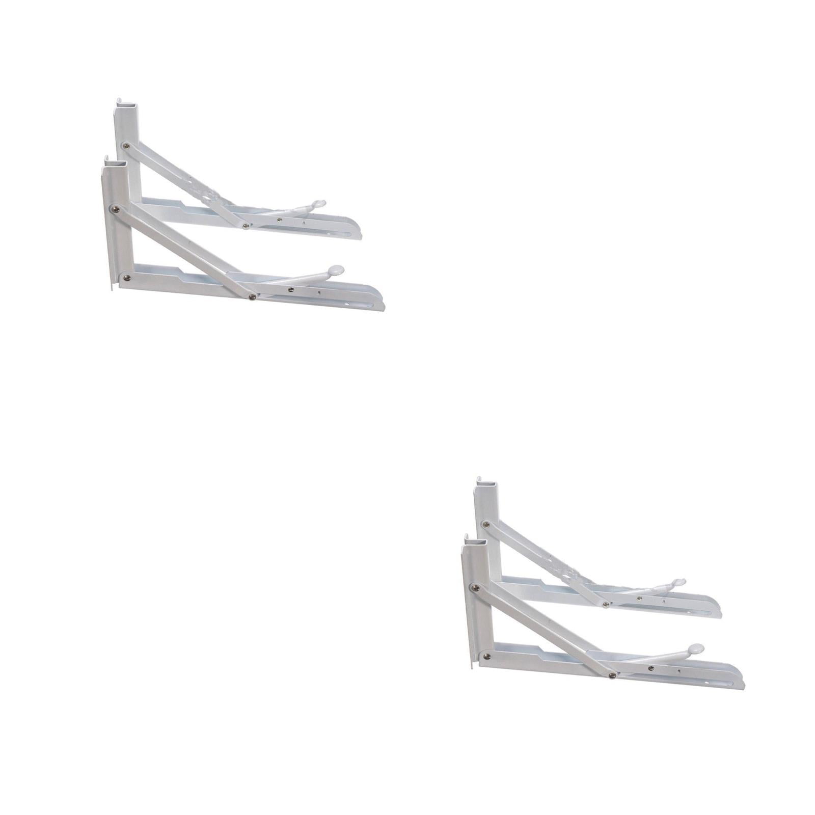 OUNONA 4 pcs 90 Degree Spring Loaded Folding Support Shelf Bracket ...