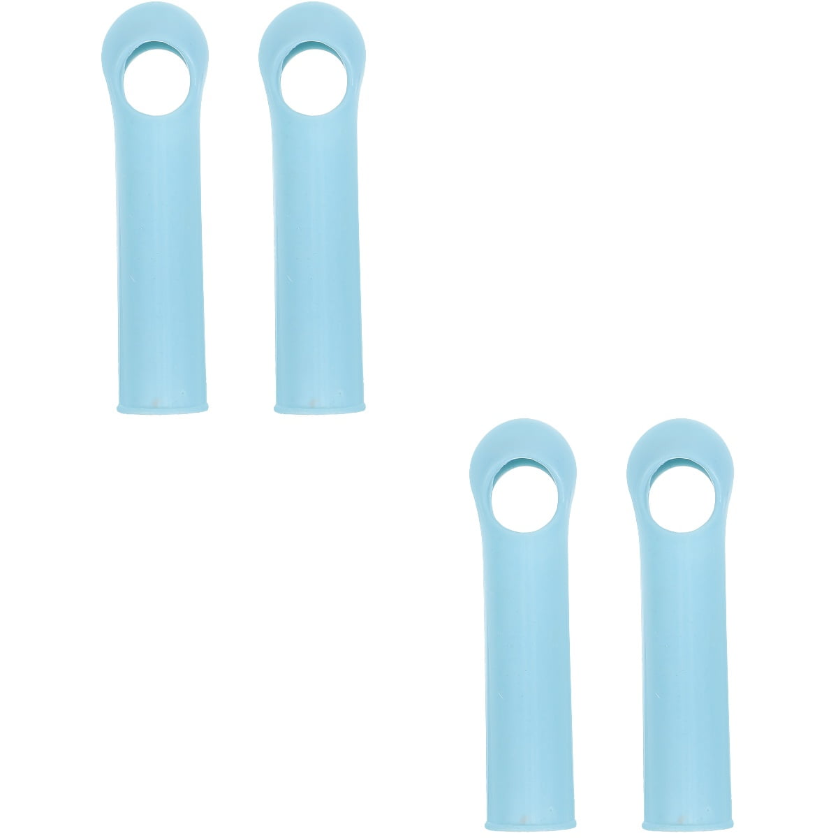 OUNONA 4 pcs Broom Handle End Caps Mop Handle Grip Clothesline Pole ...