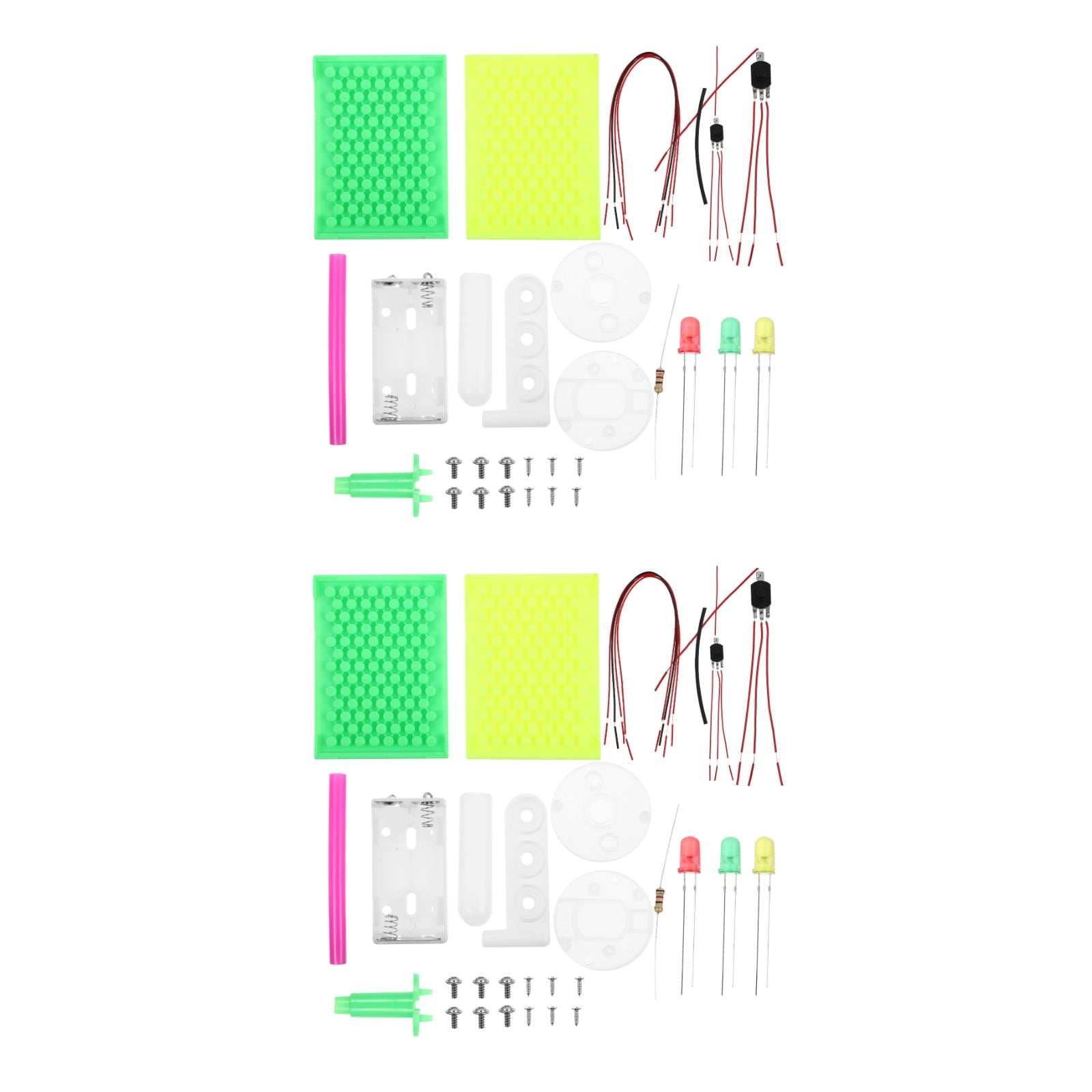 OUNONA 4 pcs DIY Blinker Turn Light DIY Set Students Traffic Light ...