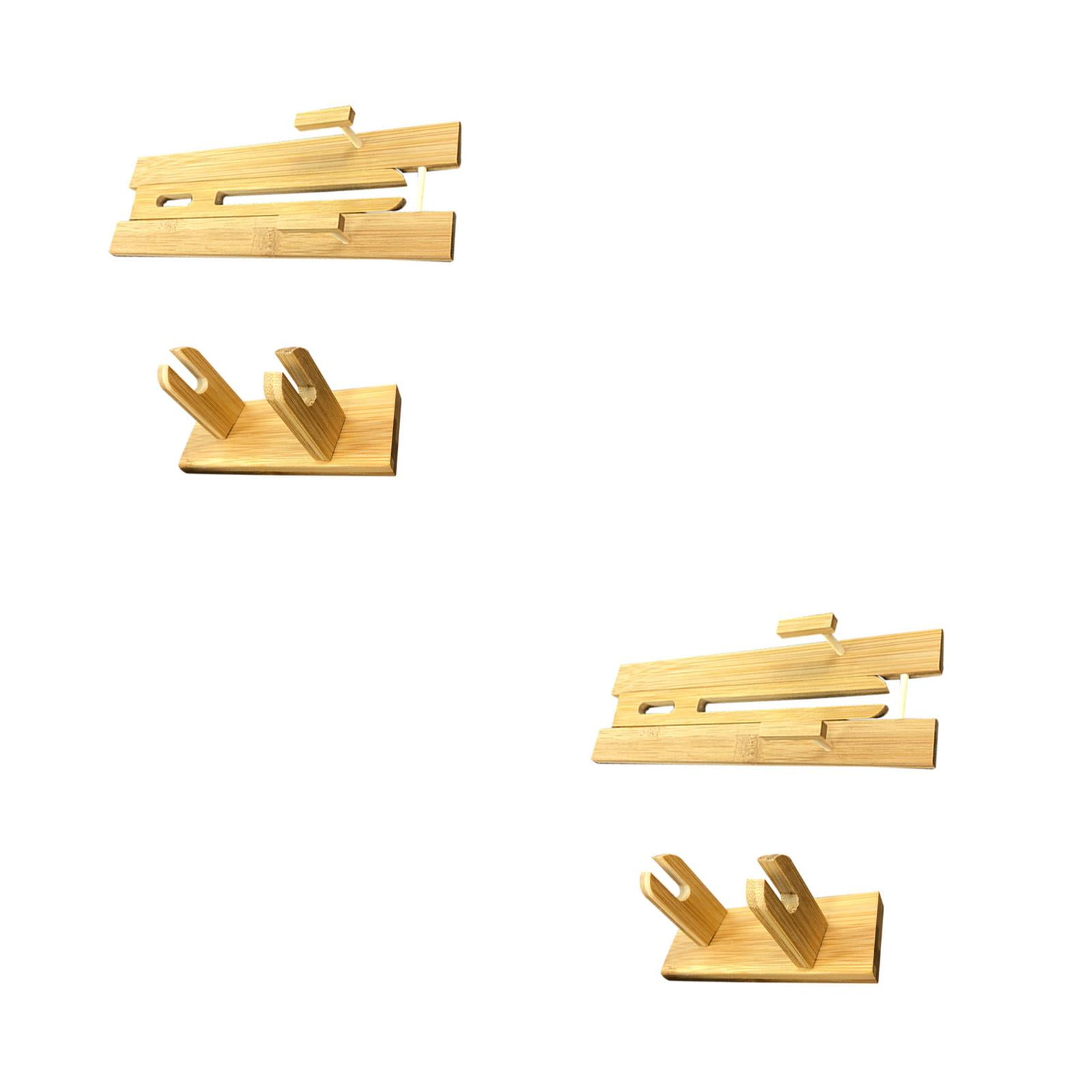 OUNONA 4 pcs Display Holder Round Fan Display Shelf Fan Storage Racks ...