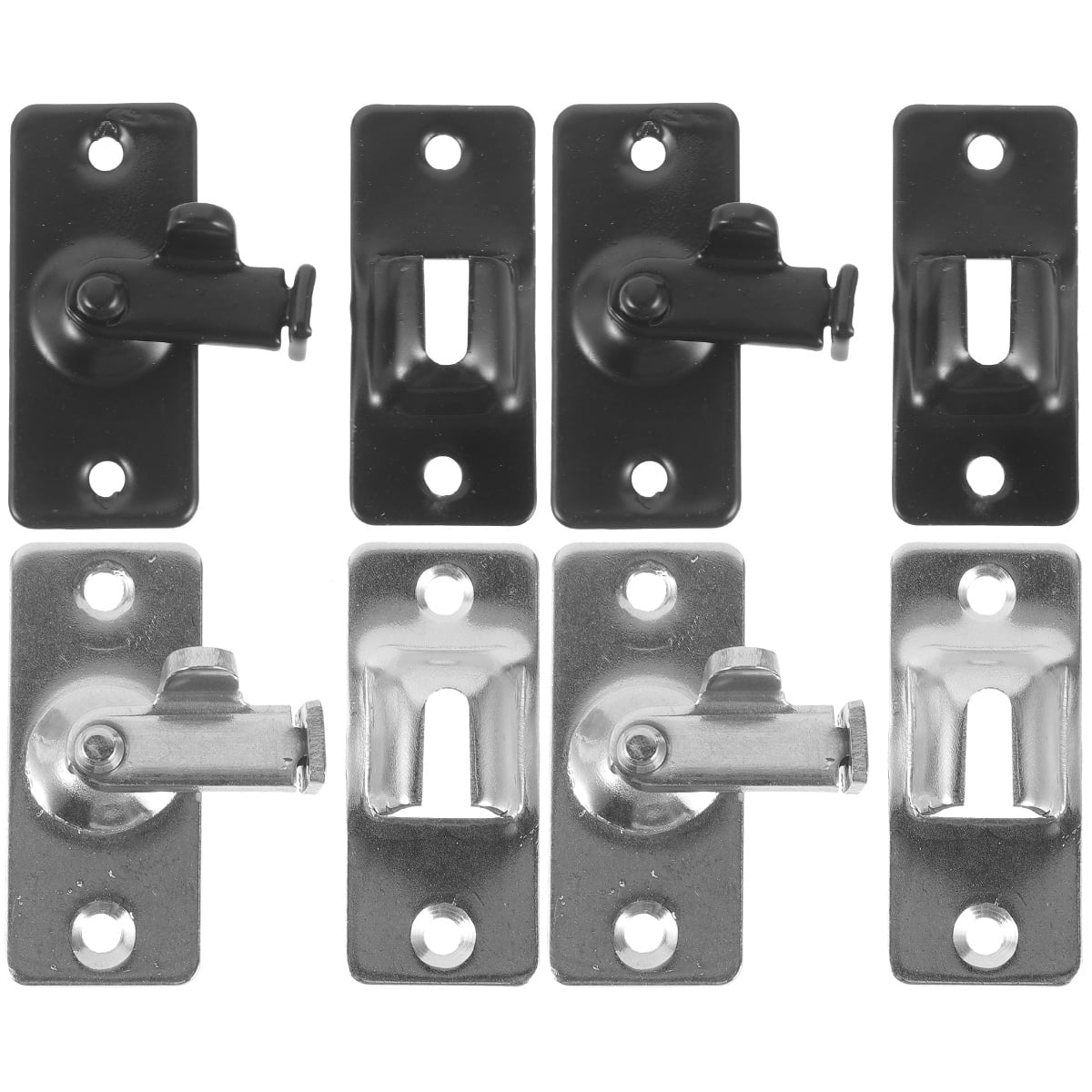 OUNONA 4 pcs Door Lock Buckles 90 Degree Right Angle Door Lock Bolt ...