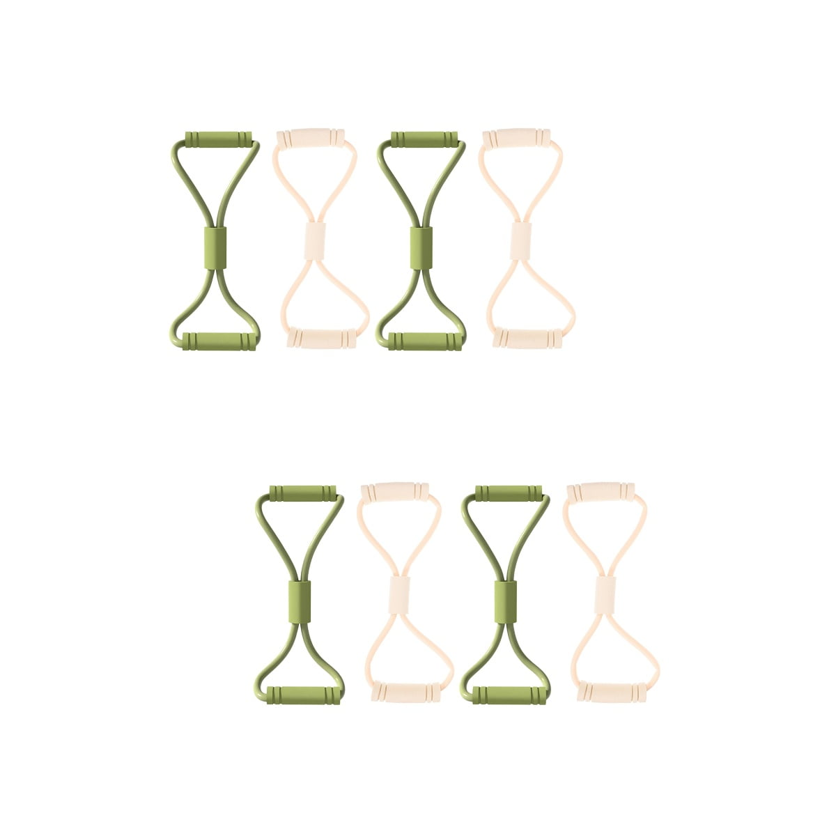 OUNONA 4 pcs Fitness Equipment Stretchy Arm Pulling Trainer Female Back ...