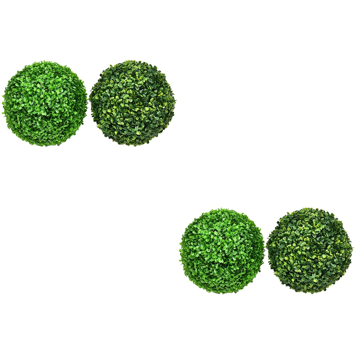 OUNONA 4 pcs Hanging Topiary Plant Ball Highly Simulation Topiary Grass ...