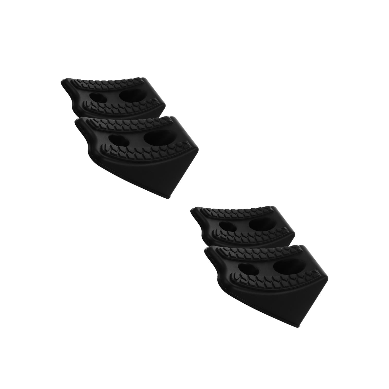 OUNONA 4 pcs Heavy Duty Plastic Wheel Chock For Cars Rvs And Off-Road ...