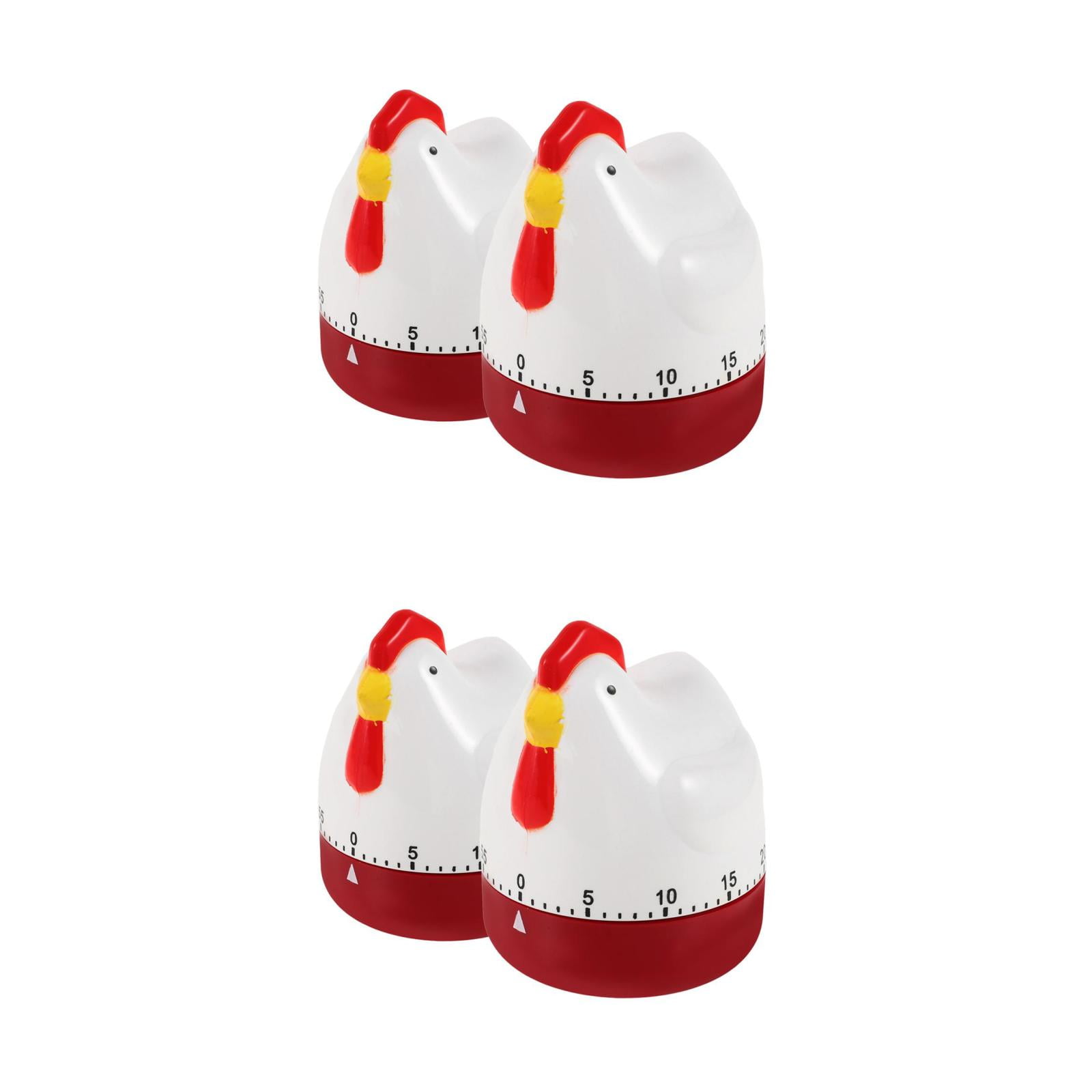OUNONA 4 pcs Kitchen Timer Chicken Timer Countdown Clock Cartoon ...