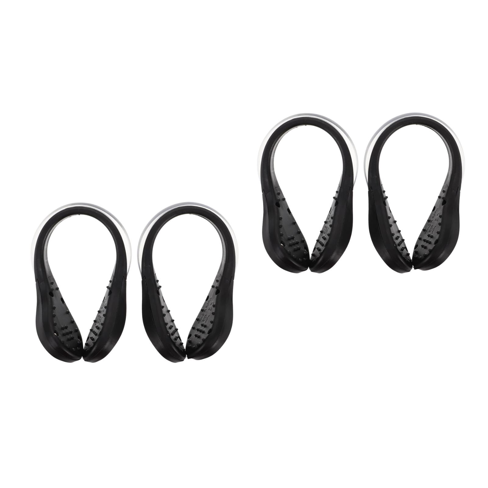 OUNONA 4 pcs LED Flash Shoe Safety Clip Lights Running Shoe Clip ...