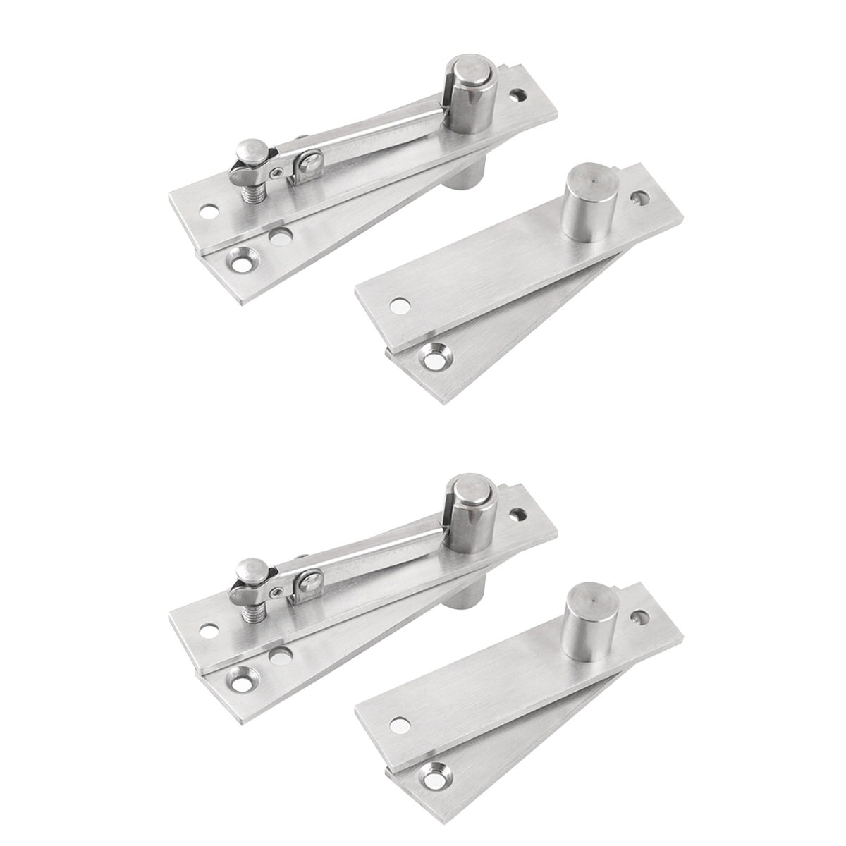 OUNONA 4 pcs Solid Rotating Hinge 360 Degree Stainless Steel Door Pivot ...
