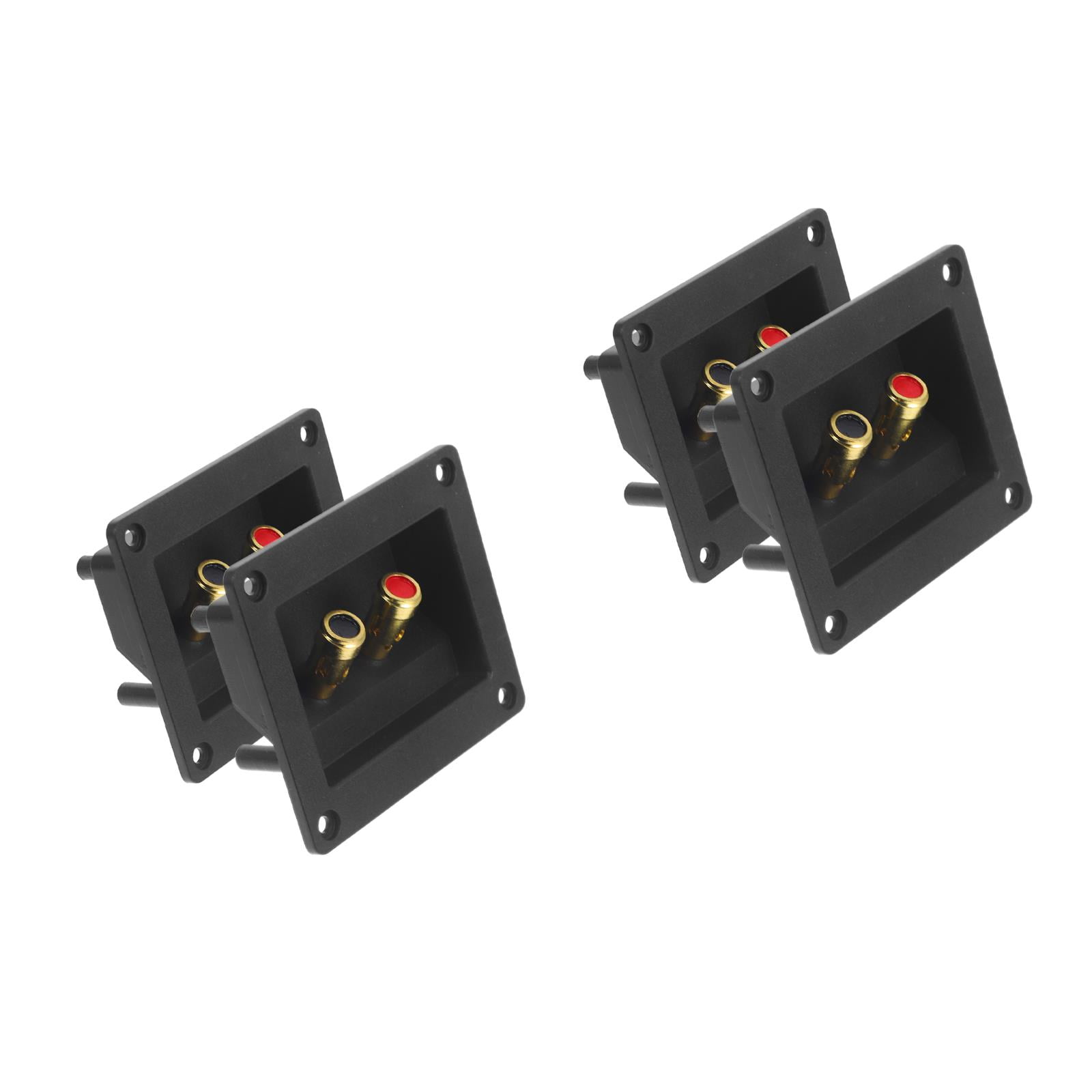 OUNONA 4 pcs Speaker Box Terminal Cup 2-Way Speaker Box DIY Terminal ...