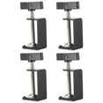 NUOLUX Angle Adjustment Table Mount Clamp Black Stainless Steel 4 pcs ...