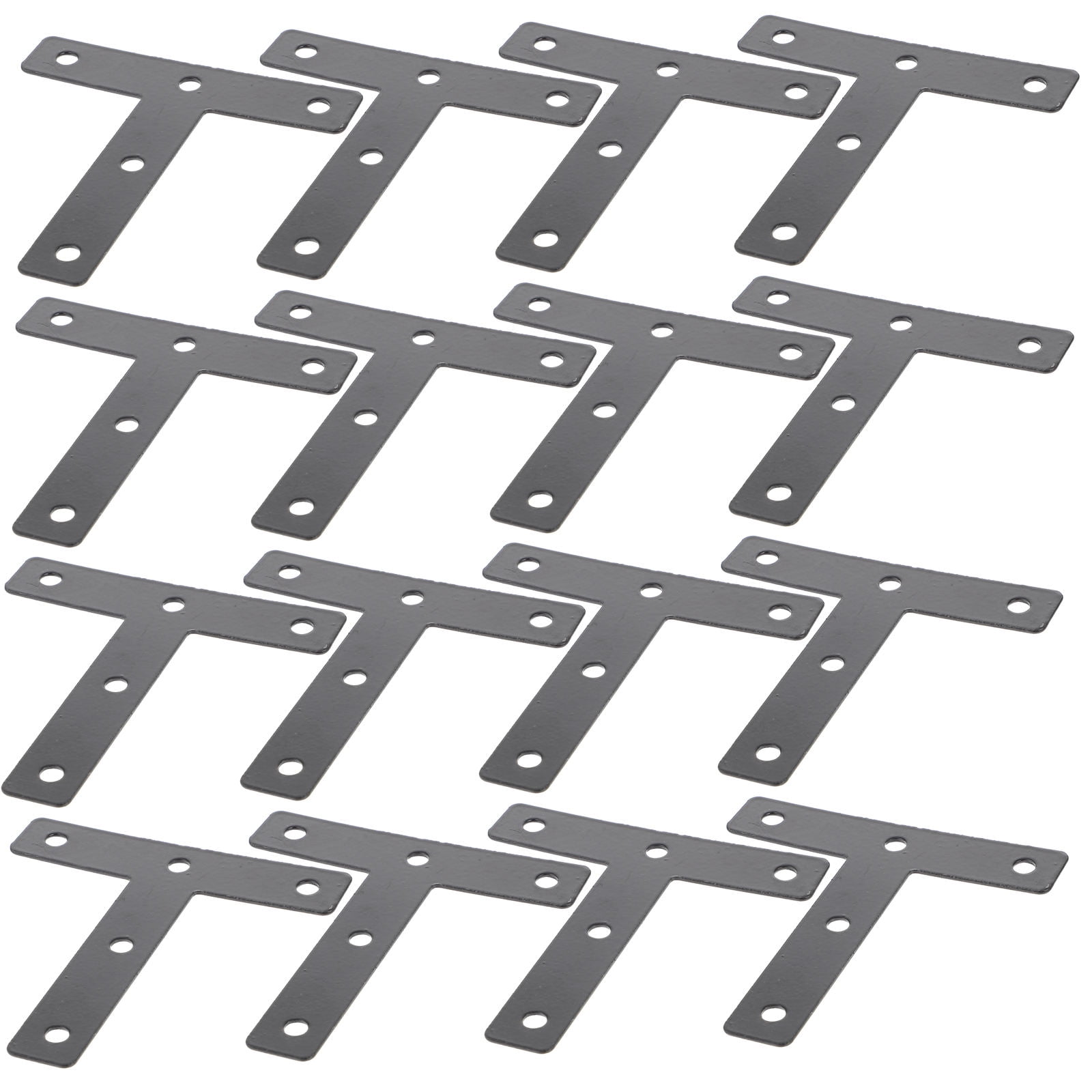 OUNONA 40 Pcs T Brace Flat Braces Fixing Joints Corner Brackets ...