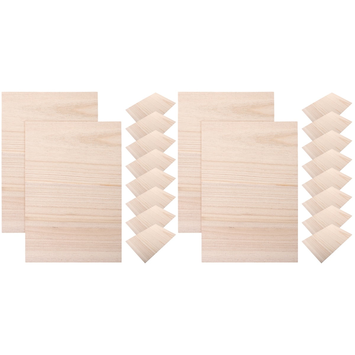 OUNONA 40 Pcs Wood Breaking Board Wooden Taekwondo Board Wood Punching ...