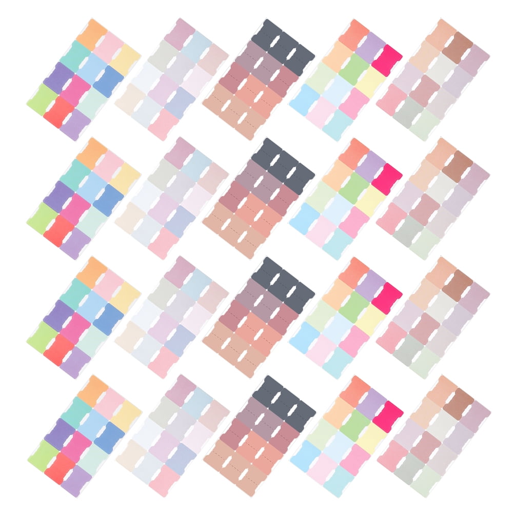 OUNONA 40 Sheets Colorful Sticky Divider Tabs Writable Page Markers for ...