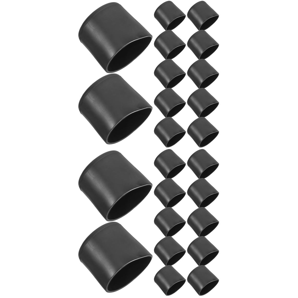 OUNONA 40 pcs Chair Leg Cover 25mm Table Leg Protector Furniture Chair ...