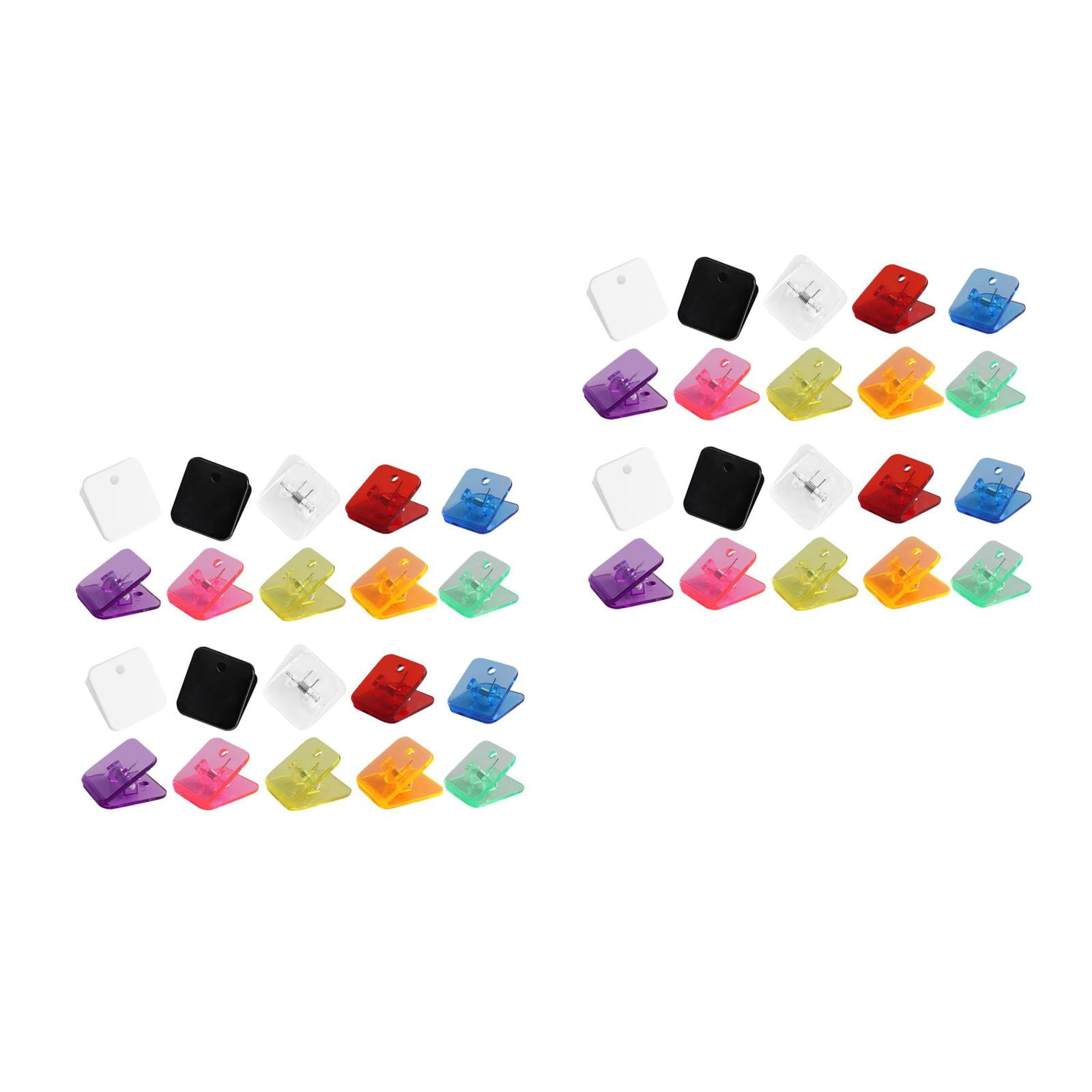 OUNONA 40 pcs Cute Paper Clips Reusable File Clamps Reusable Photo ...