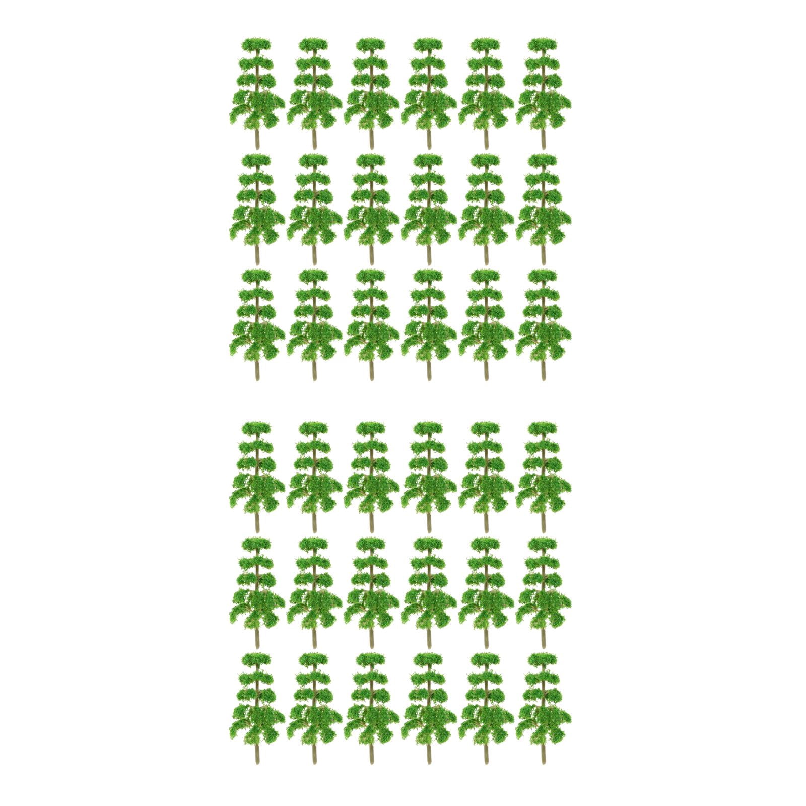 OUNONA 40 pcs Mini Fake Tree Model Tree Train Scenery Architecture ...