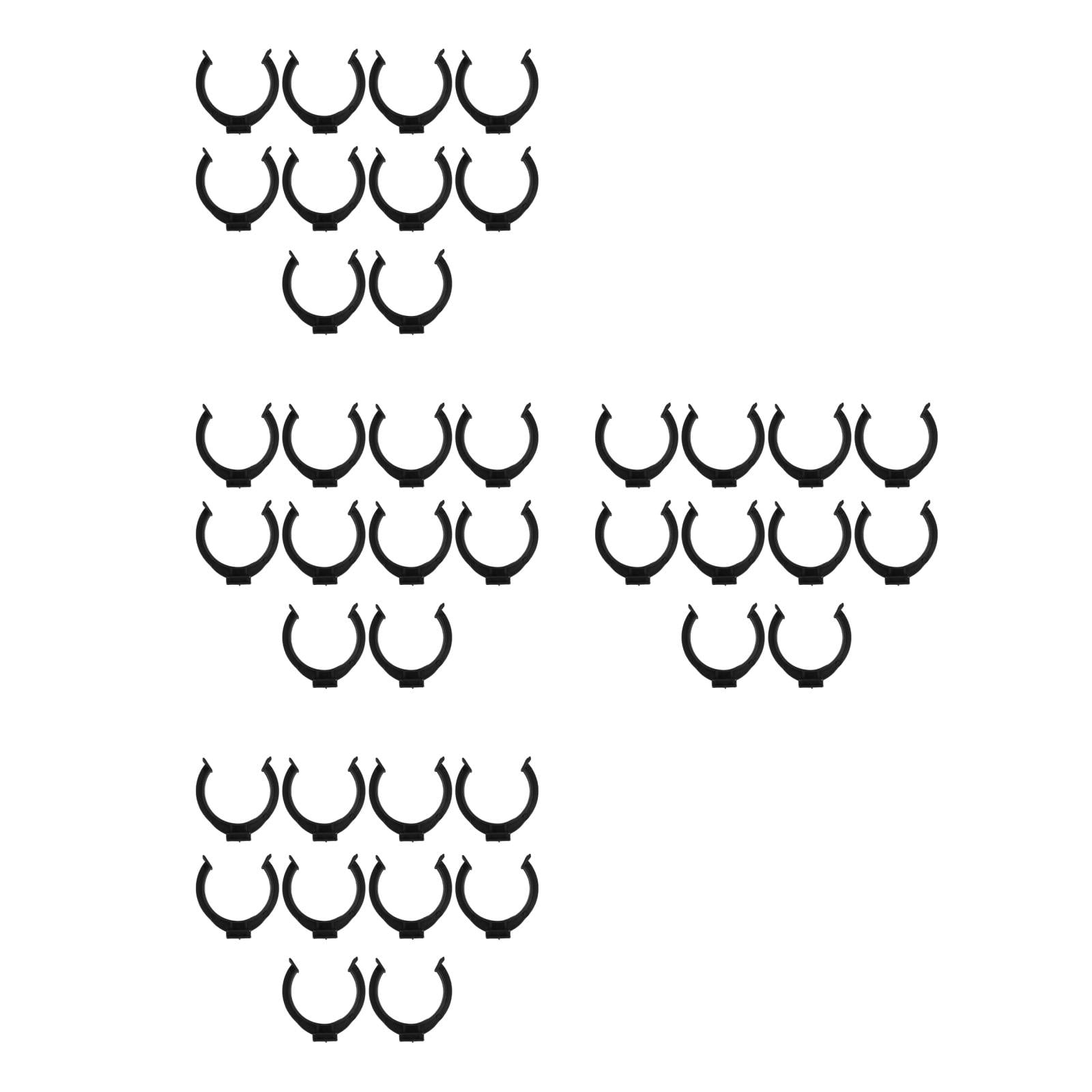 OUNONA Raindrops 40 pcs Cabinet Levelers Leg Toe Kick Clips Foot Buckle ...