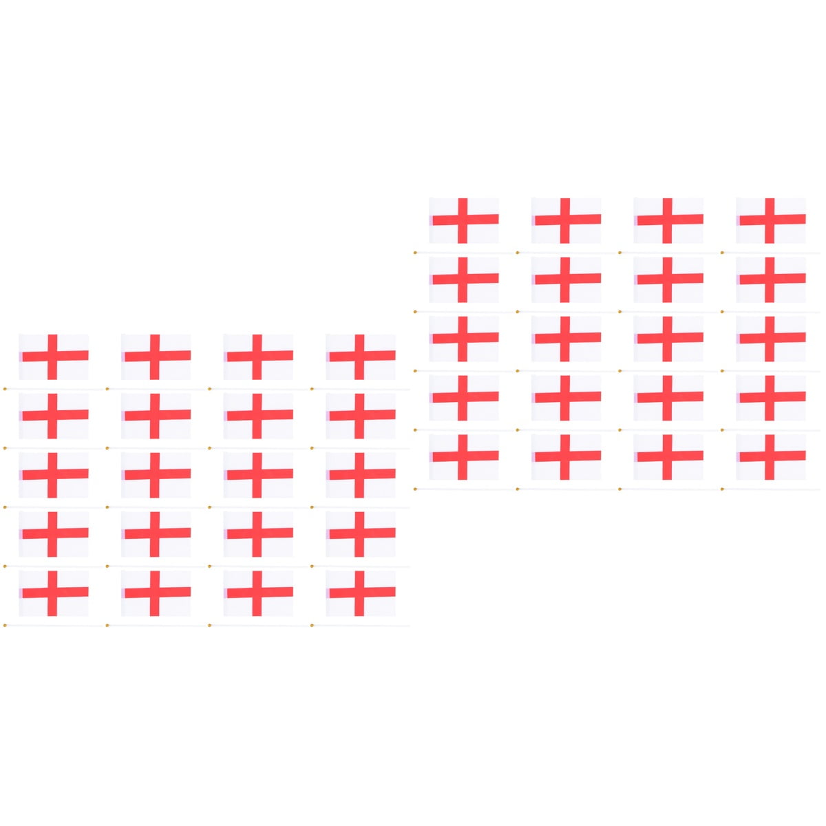 OUNONA 40 pcs Soccer Game Cheering Flags Patriotic Small Hand Flags ...