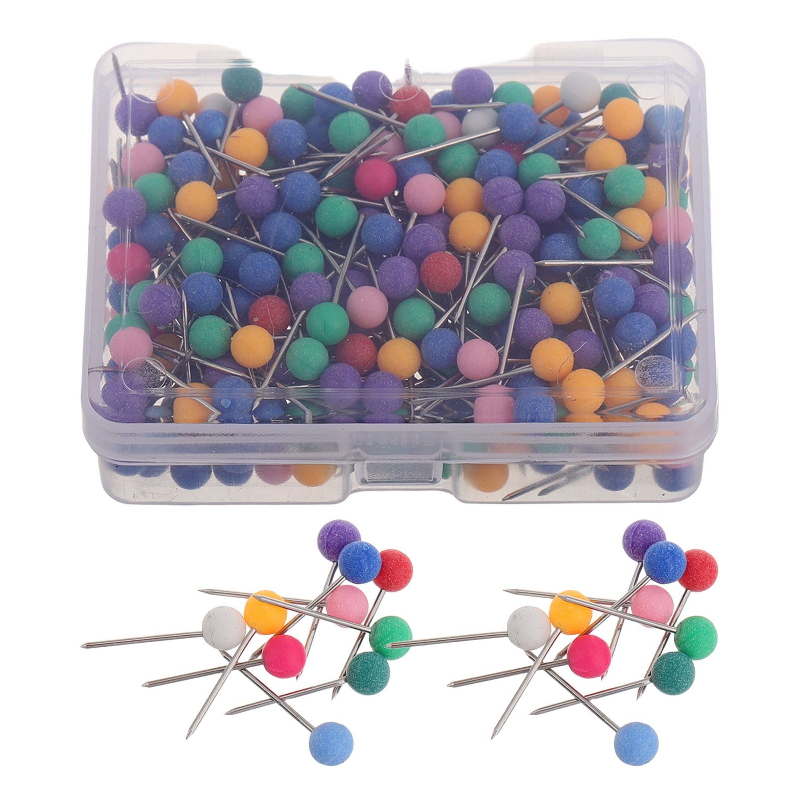 OUNONA Straight Pins with Plastic Coating, 400 Sewing Pins per Box for ...
