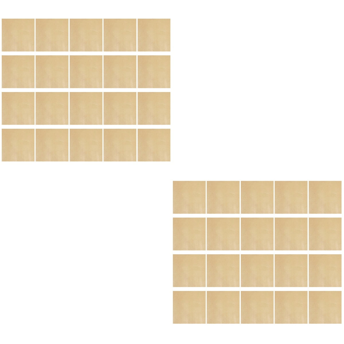 OUNONA 400 Sheets Kraft Paper Food Wrapping Paper Disposable Fried ...