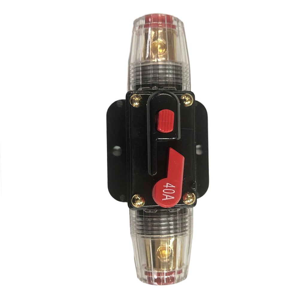 OUNONA 40A Auto Car Protection Stereo Fuse Holders Inline Circuit ...