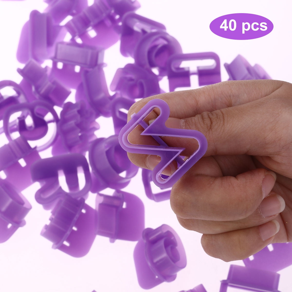 OUNONA 40Pcs DIY Alphabet Letter Number Fondant Cake Cookie Cutters ...