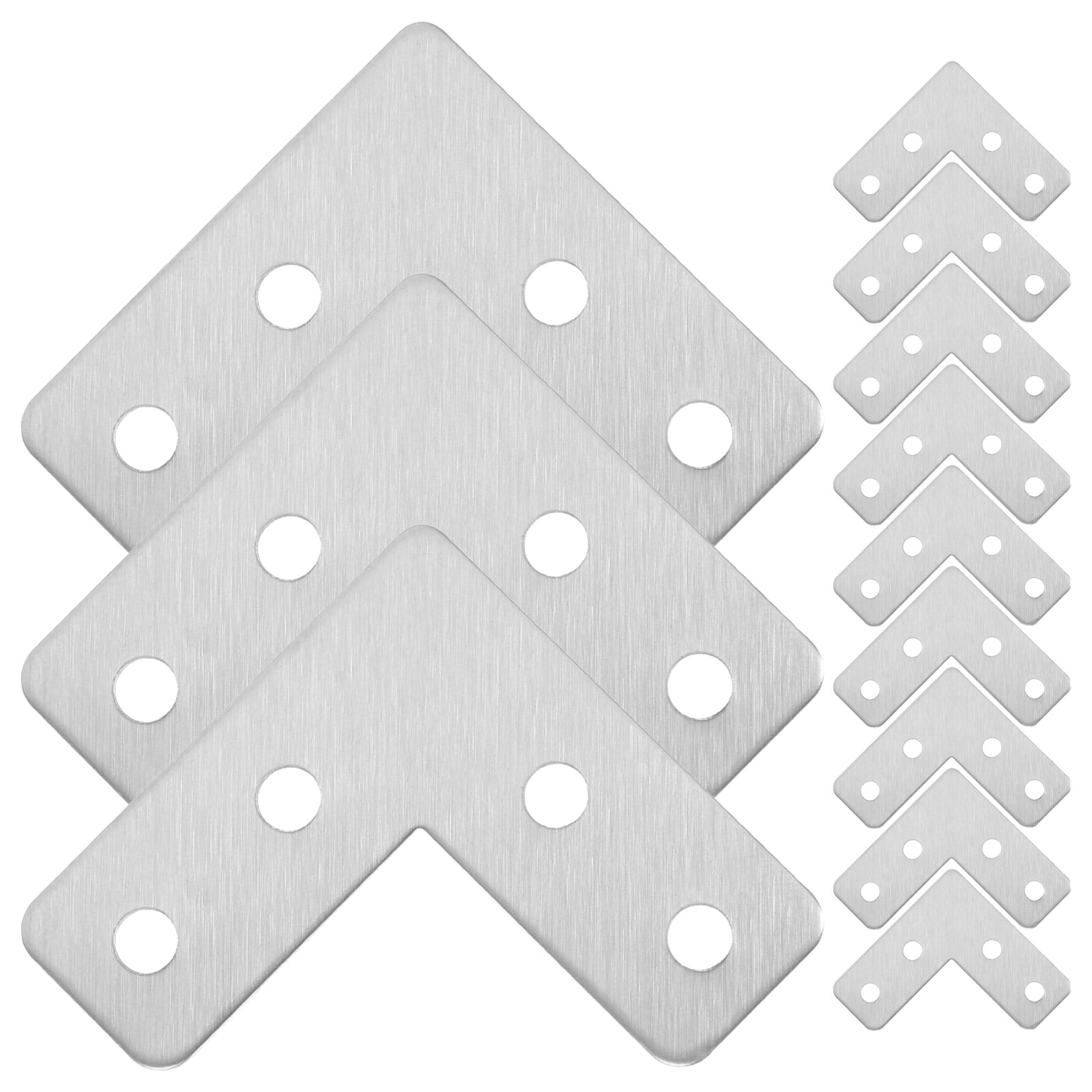OUNONA 40pcs Corner Braces Furniture Joints Fasteners L Shaped Brackets ...