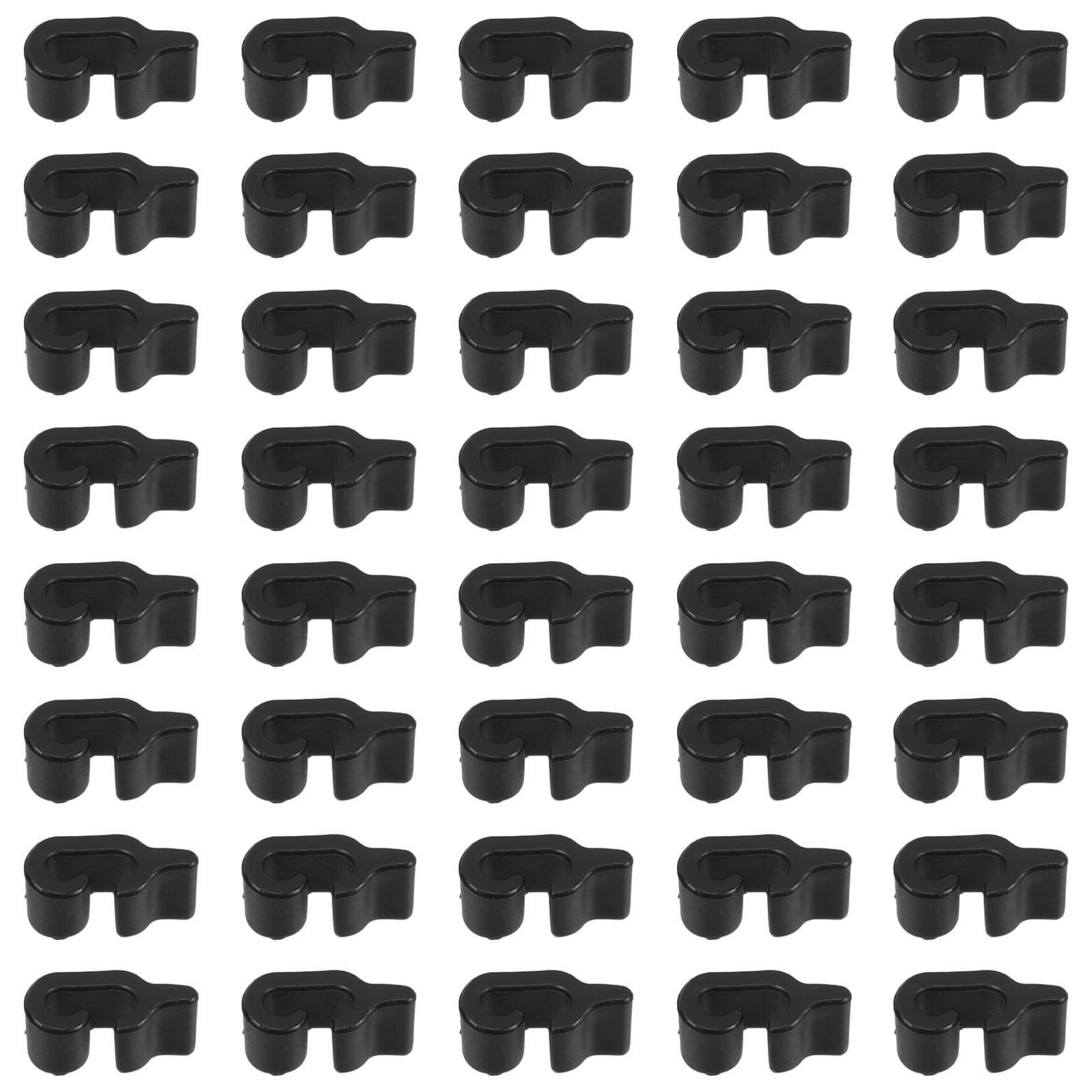 OUNONA 40pcs Pet Gate Buckles Wire Cage Fence Clips Pet Crate Door ...