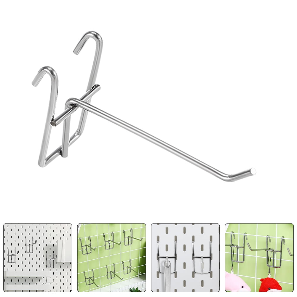 OUNONA 40pcs Wire Grid Mount Brackets Grid Wall Panel Brackets Display ...