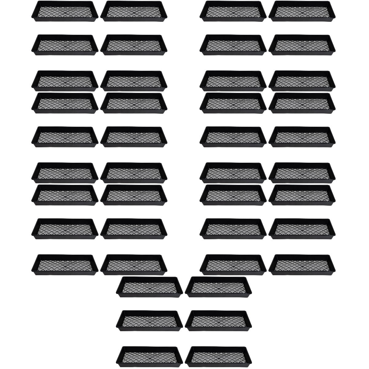 OUNONA 42 pcs Plant Growing Trays Planting Germination Plates Nursery ...