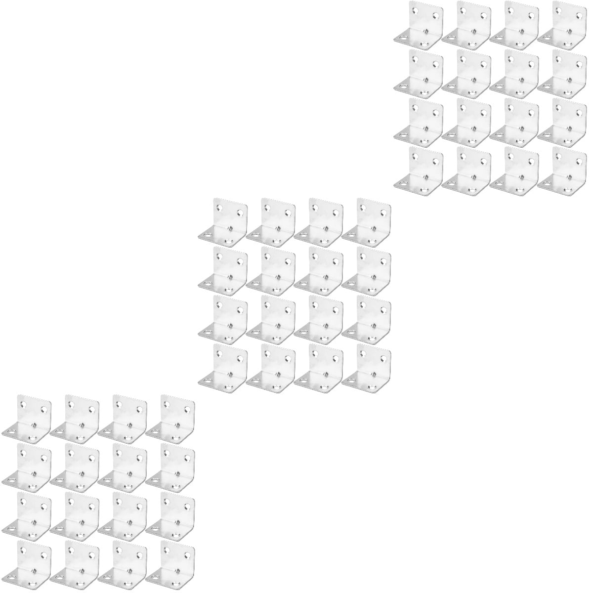 OUNONA 48 Pcs Corner Bracket Right Angle Bracket Heavy Duty Brackets ...