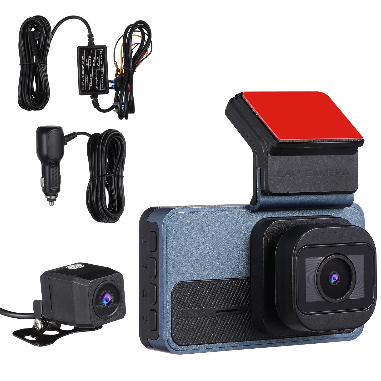 OUNONA 4K Car Dash Cam Front and Rear with WiFi GPS Dual Lens Parking ...