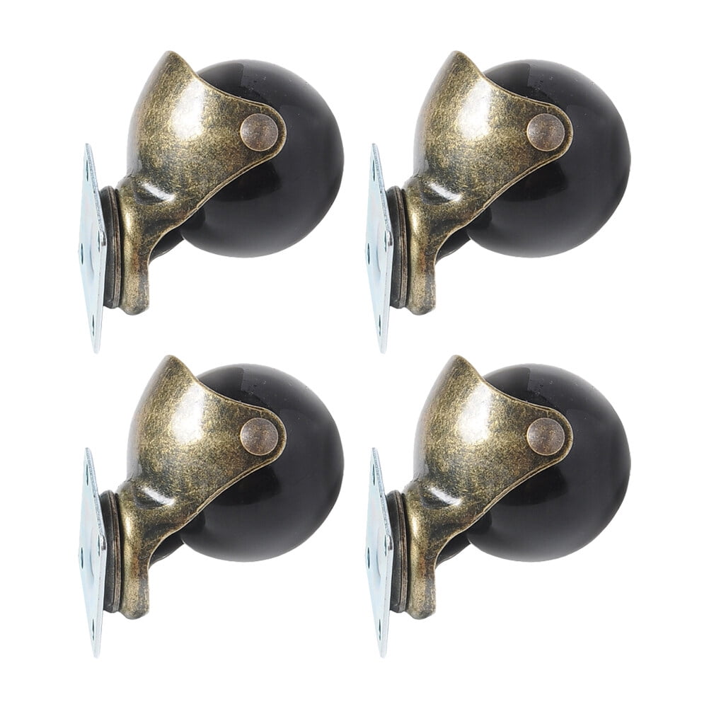 OUNONA 4PCS 1.5 Inch Office Chair Round Swivel Industrial Universal ...