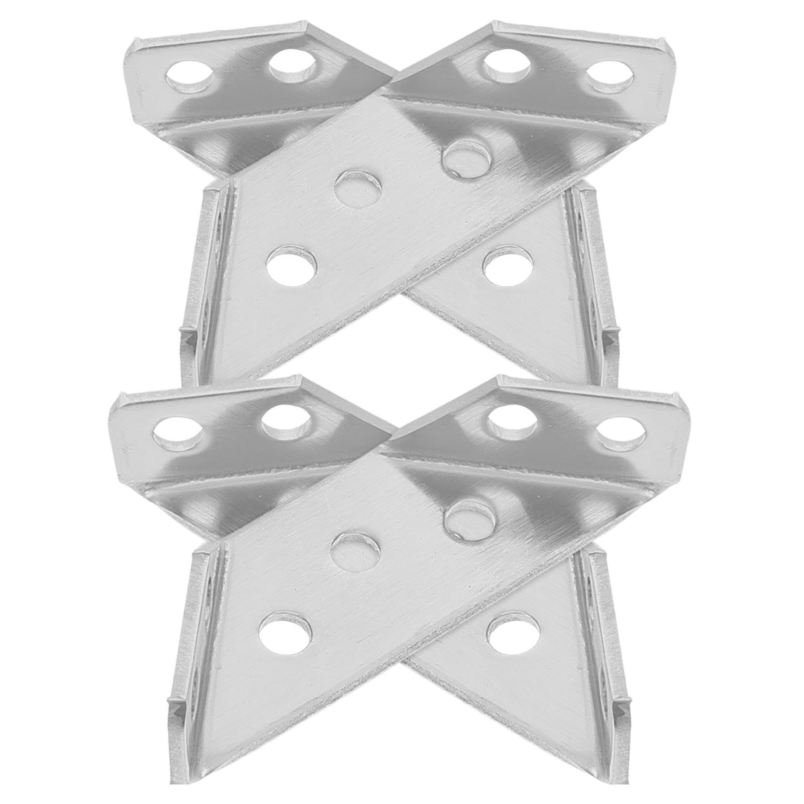 OUNONA 4PCS Universal Stainless Steel Furniture Corner Connector Corner ...