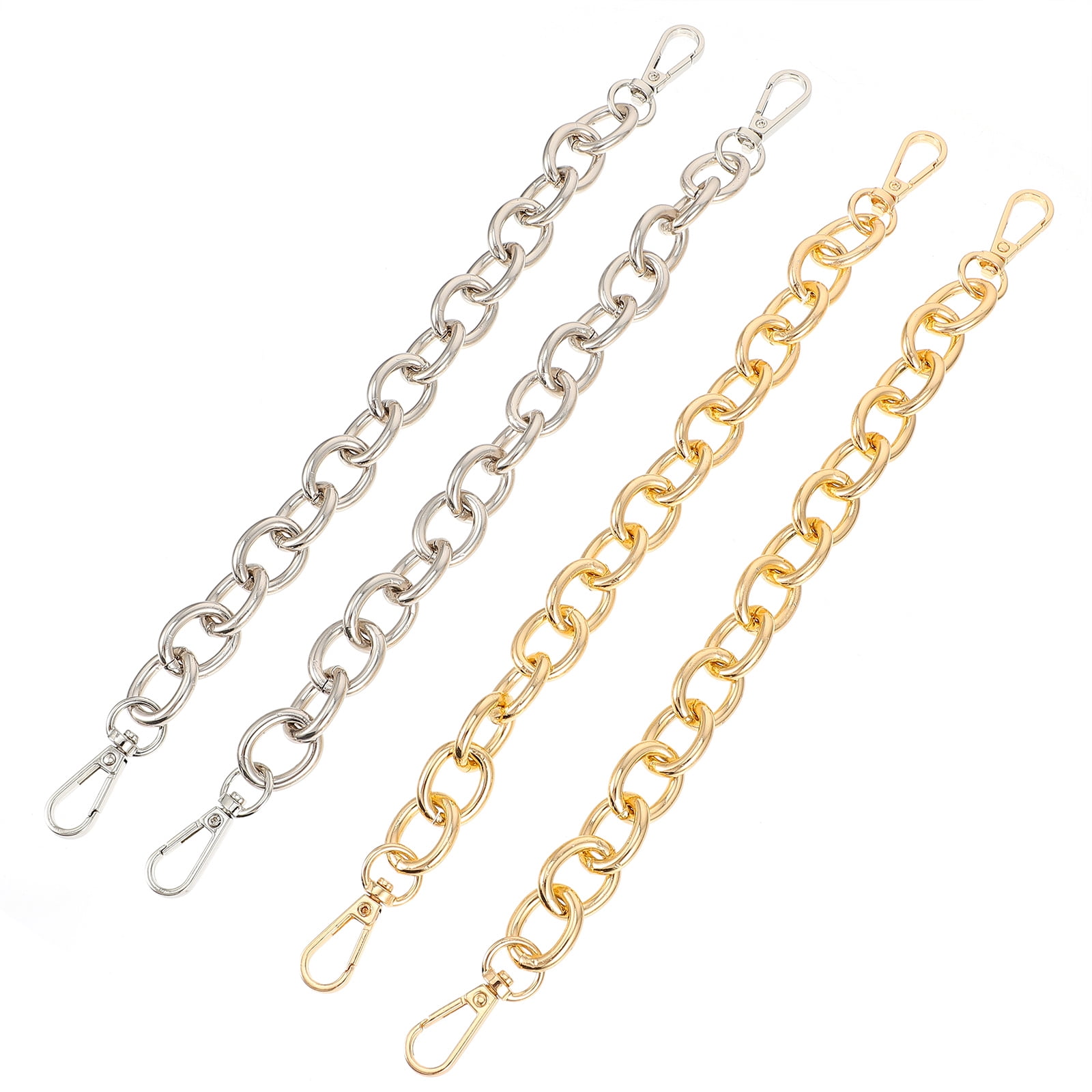 OUNONA 4Pcs Toroidal Bag Chains Durable Iron Handle for Bag Handbag ...