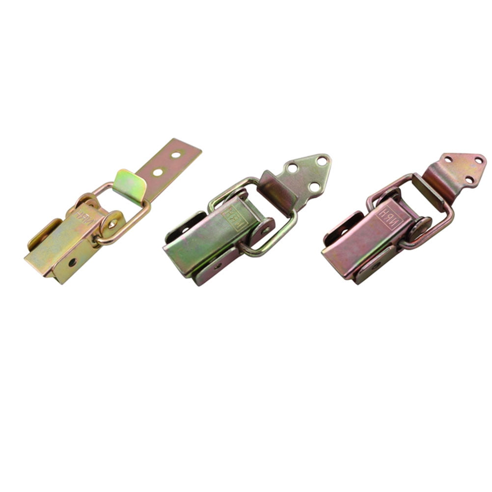 OUNONA 4Pcs Golden Metal Lock Catch Suitcase Lock Catch Antique Hasps ...