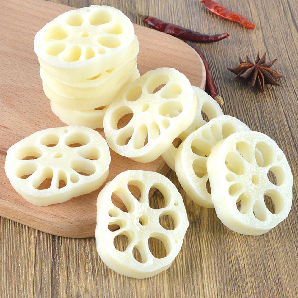 OUNONA 4Pcs DIY Miniature Root Slices Realistic Mini Root Slices ...