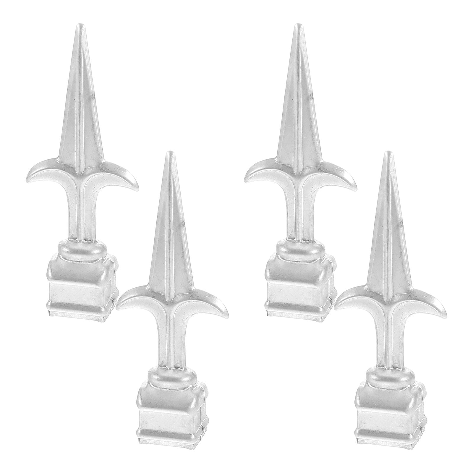 OUNONA 4Pcs Fence Finial Garden Fence Topper Gate Fence Decor Farmhouse ...
