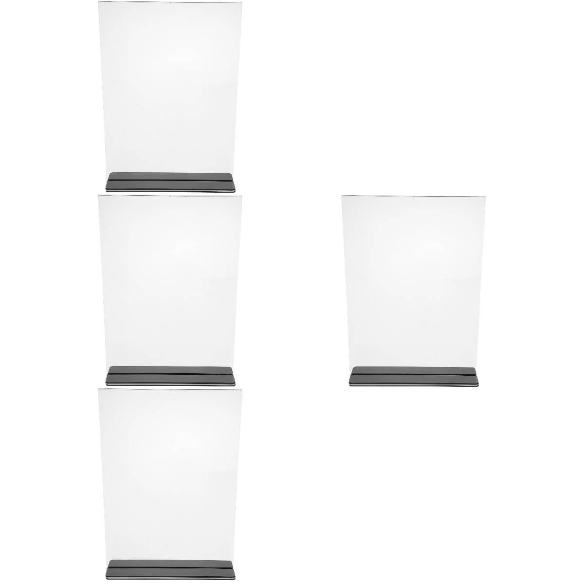 OUNONA 4pcs Acrylic Sign Holder A4 Size Price Tag Holder Menu Display ...