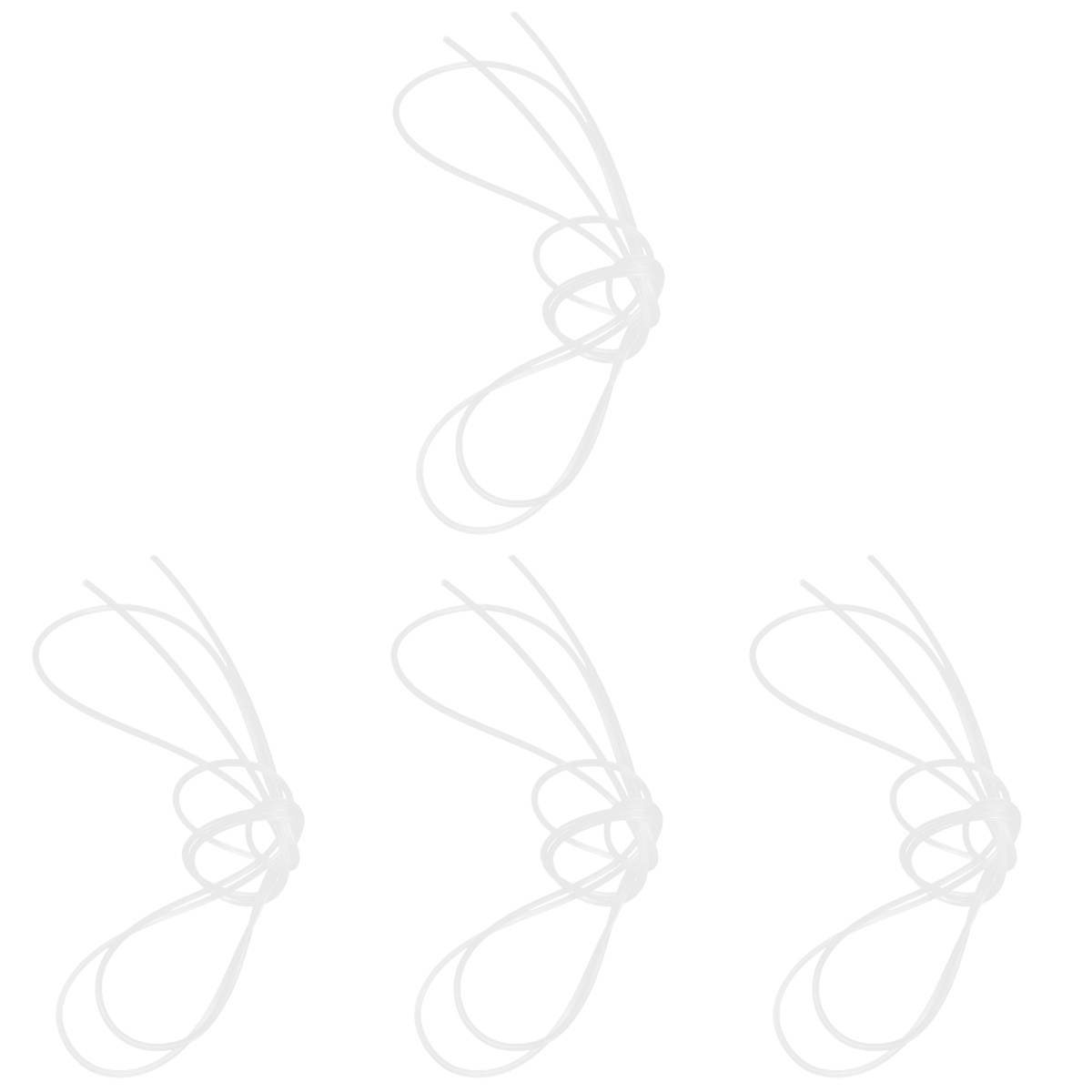 OUNONA 4pcs Basketball Hoop Net String Basketball Nets Fixing Cord ...