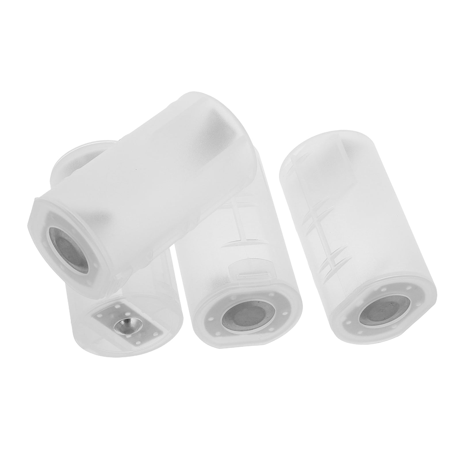 OUNONA 4pcs Battery Adapter Holders 2 AA To D Battery Converter Plastic ...
