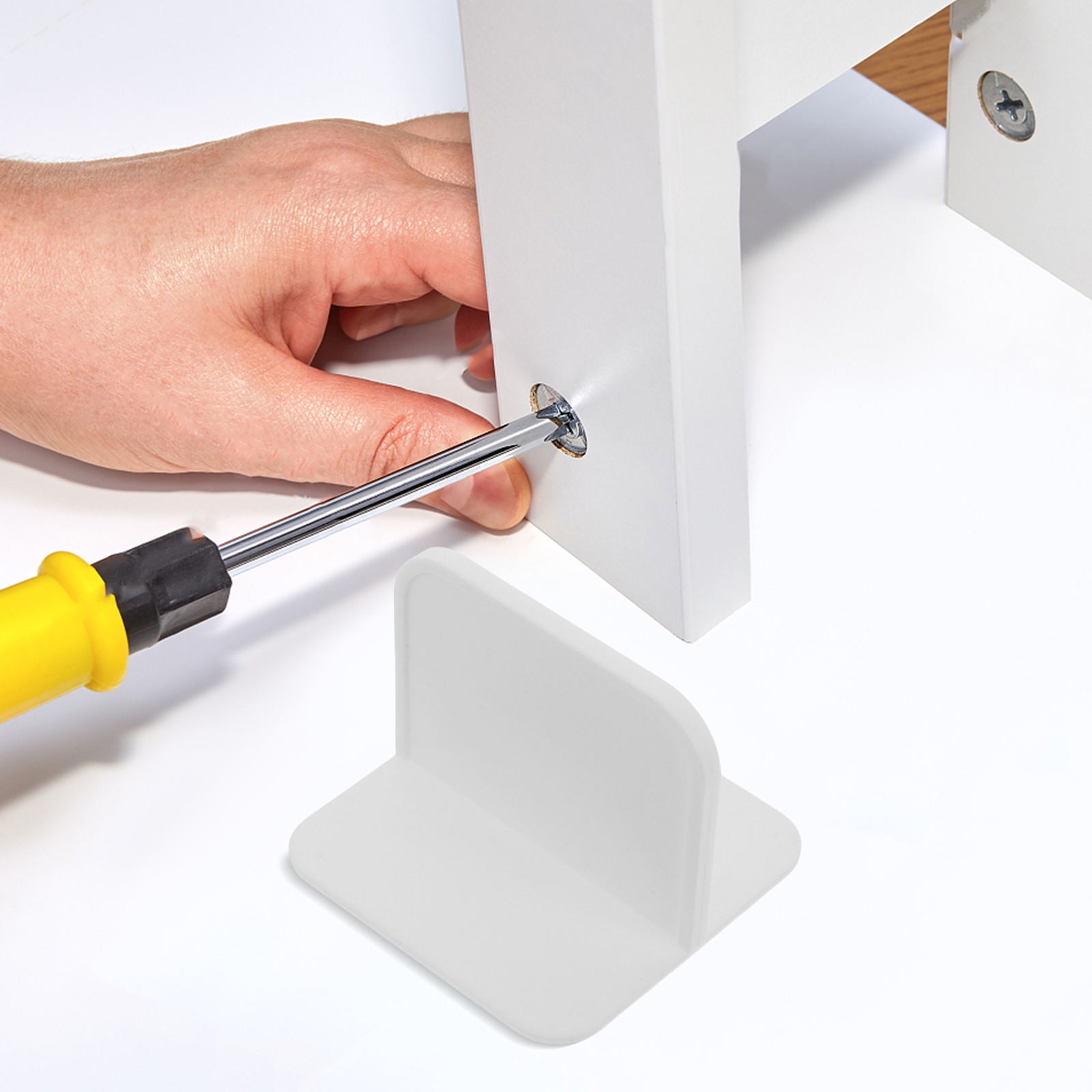 OUNONA 4pcs Cabinet Safety Anchors Furniture Anchors for Baby Proofing ...