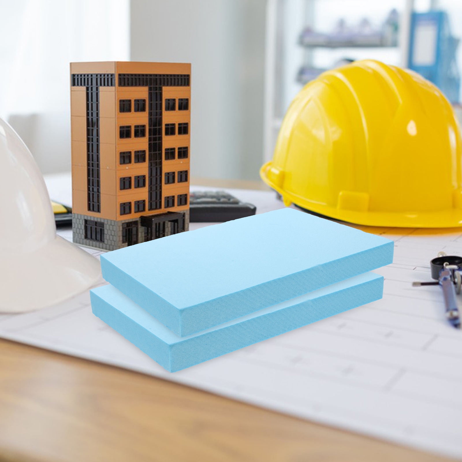 OUNONA 4pcs Craft Foam Block Polystyrene Foam Rectangle Sheets For ...