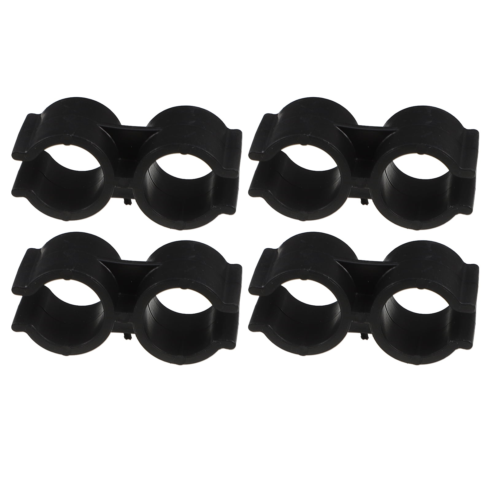 OUNONA 4pcs Double Pipe Clamp Chain Link Panel Clamps Chain Link Fence ...